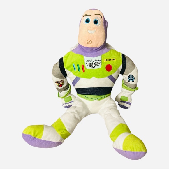 Pixar | Toys | Buzz Lightyear Plush Toy Green And Purple | Poshmark